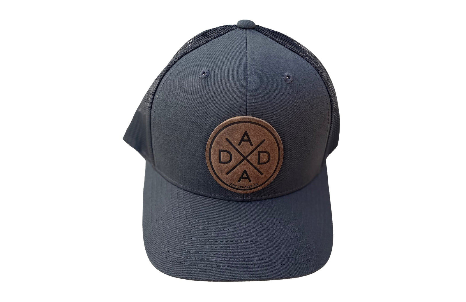 Dada X Leather Patch Hat in Charcoal | Gifts for Dads, Fathers, Dadas ...